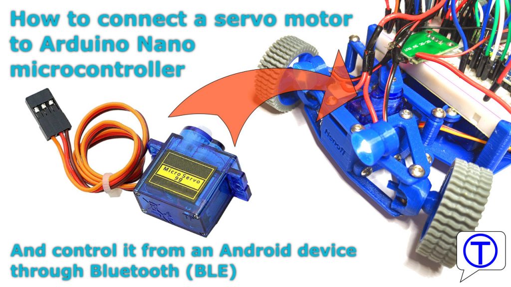 Bluecard Part 8 Controlling A Servo Motor From Arduino Nano With An Android Device Thinker