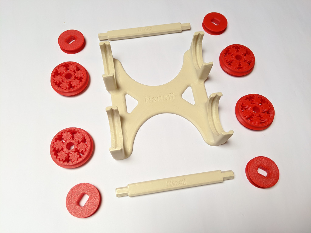 Fully 3D printable Spool Holder with four 3D printed Planetary Gear ...